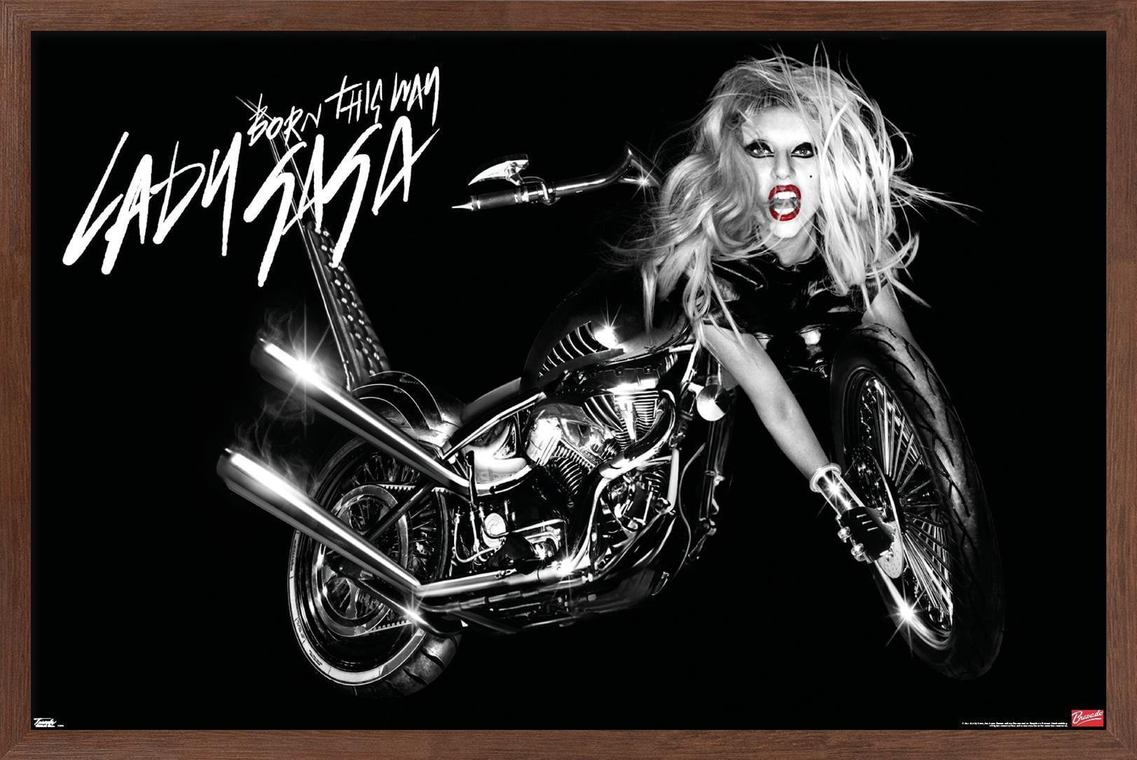 Lady Gaga - Cover Wall Poster, 22.375" x 34", Framed - Walmart.com