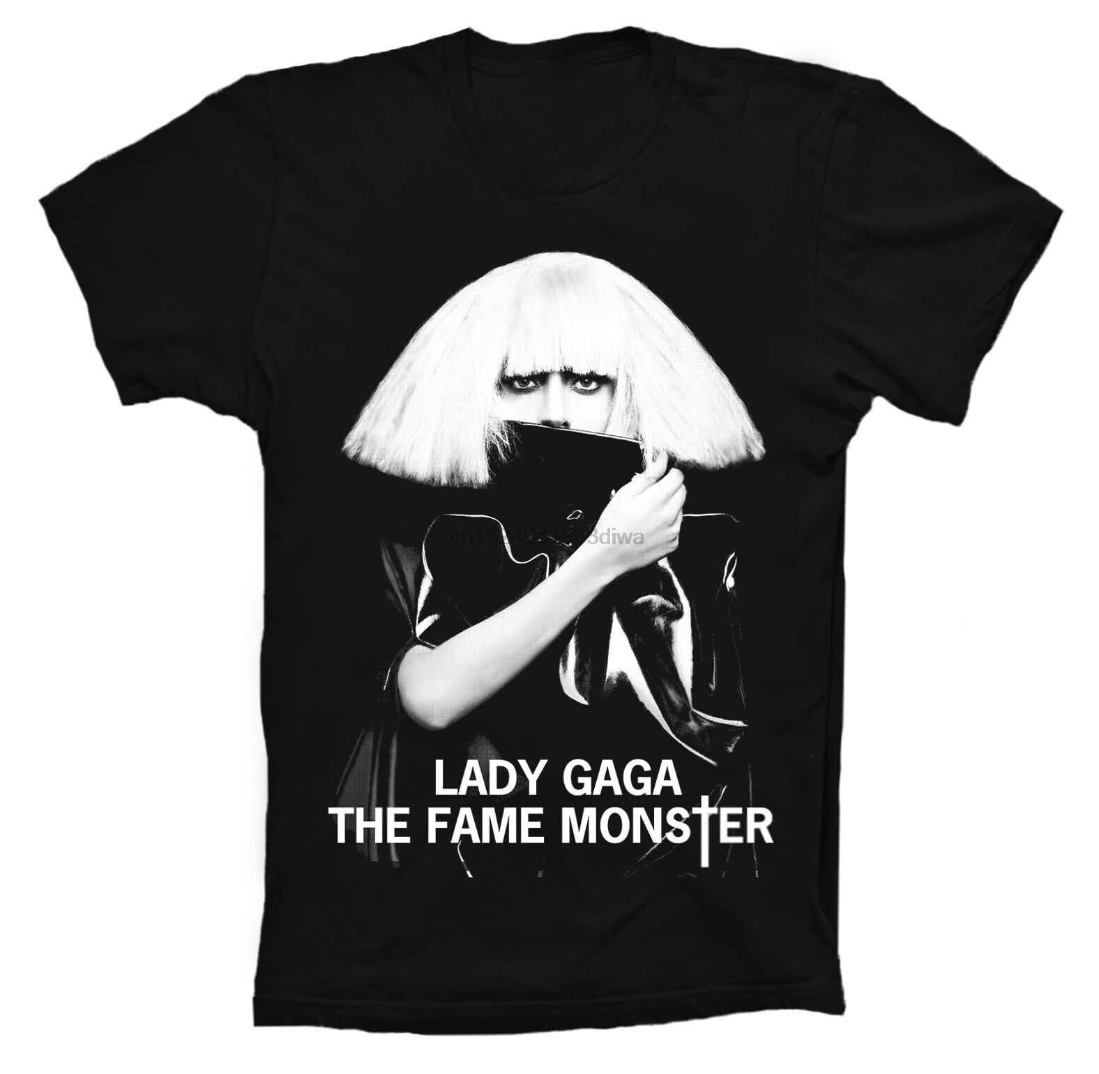 Lady Gaga The Fame Monster T-shirt Black Tee All Sizes 3F260 - Walmart.com