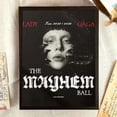 Lady Gaga The Mayhem Ball Tour 2025 2026 Poster Music Wall Art Portrait ...
