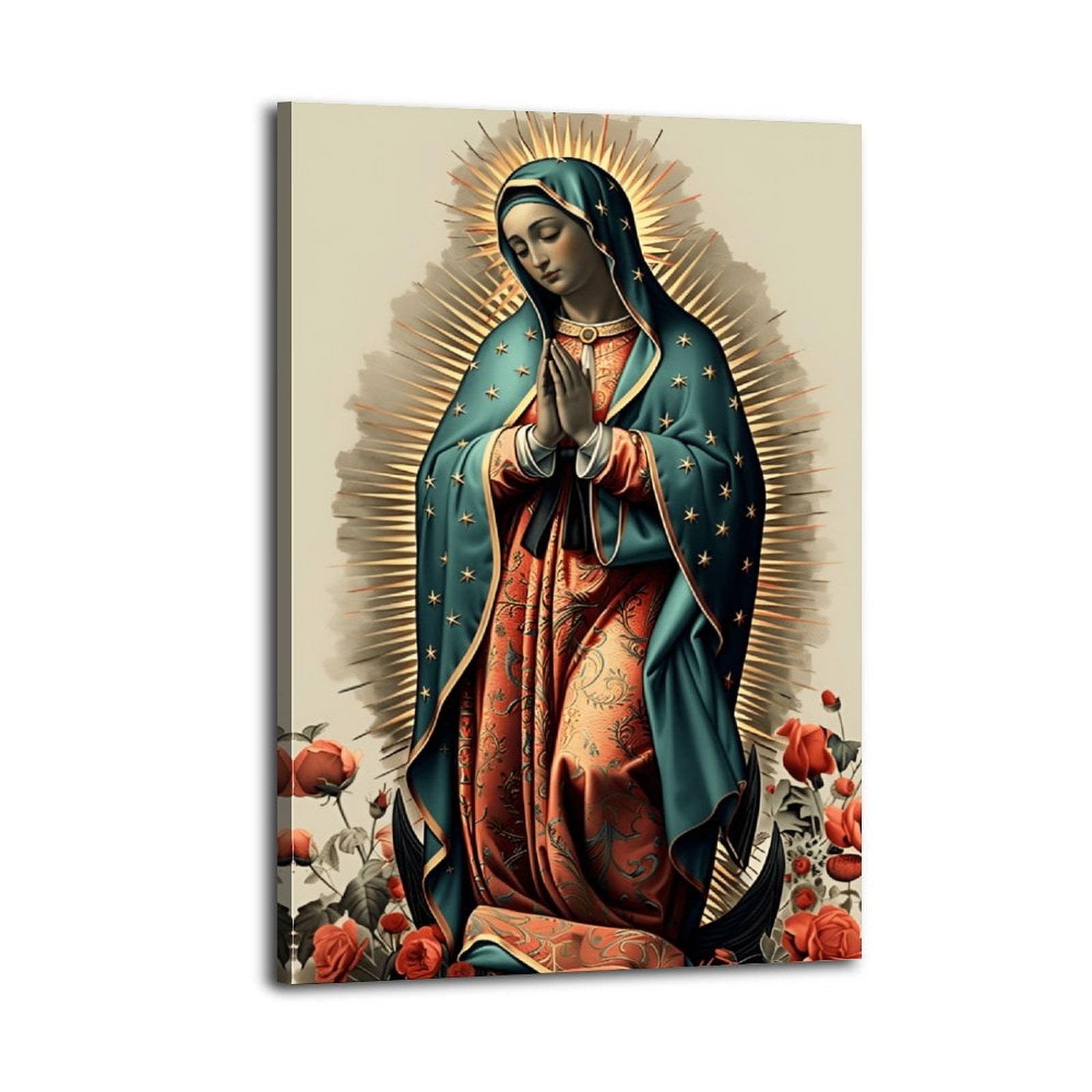 Our Lady of Guadalupe Large Canvas Wall Art Prints Religious Decor ...