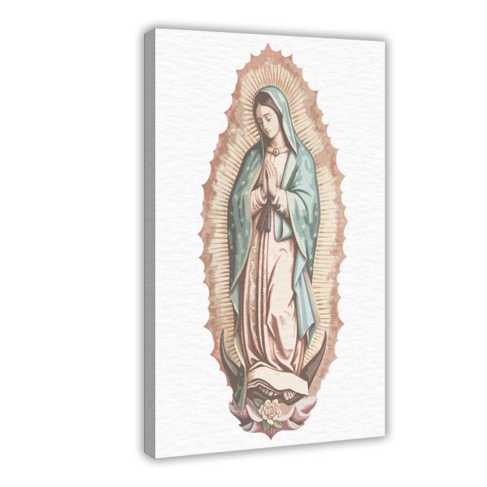 Our Lady of Guadalupe Print Wall Art Canvas Poster, Virgin Mary ...
