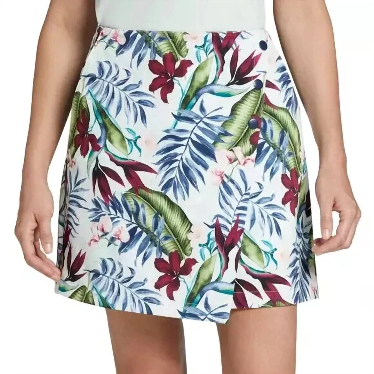 Lady Hagen 16" Palm Overlap Skort - Walmart.com