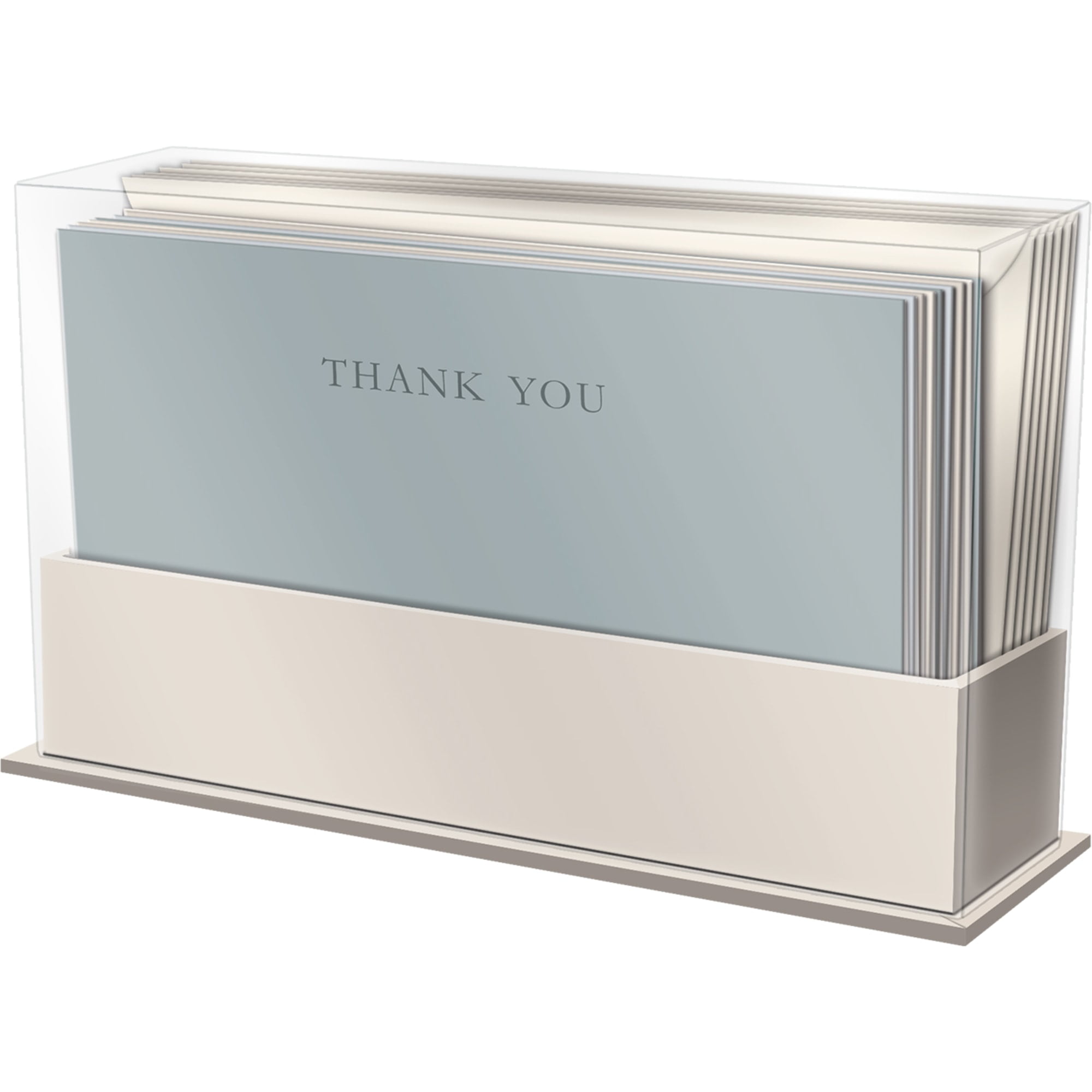 Lady Jayne Flat-Panel Note Cards With Envelopes, Thank You, Neutral ...