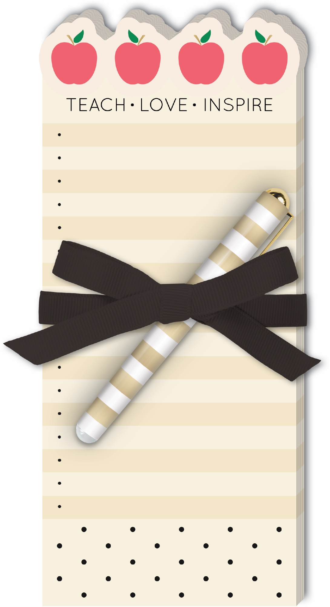 Lady Jayne Teacher Writing School Supplies, Diecut Notepad with Pen, 4 ...