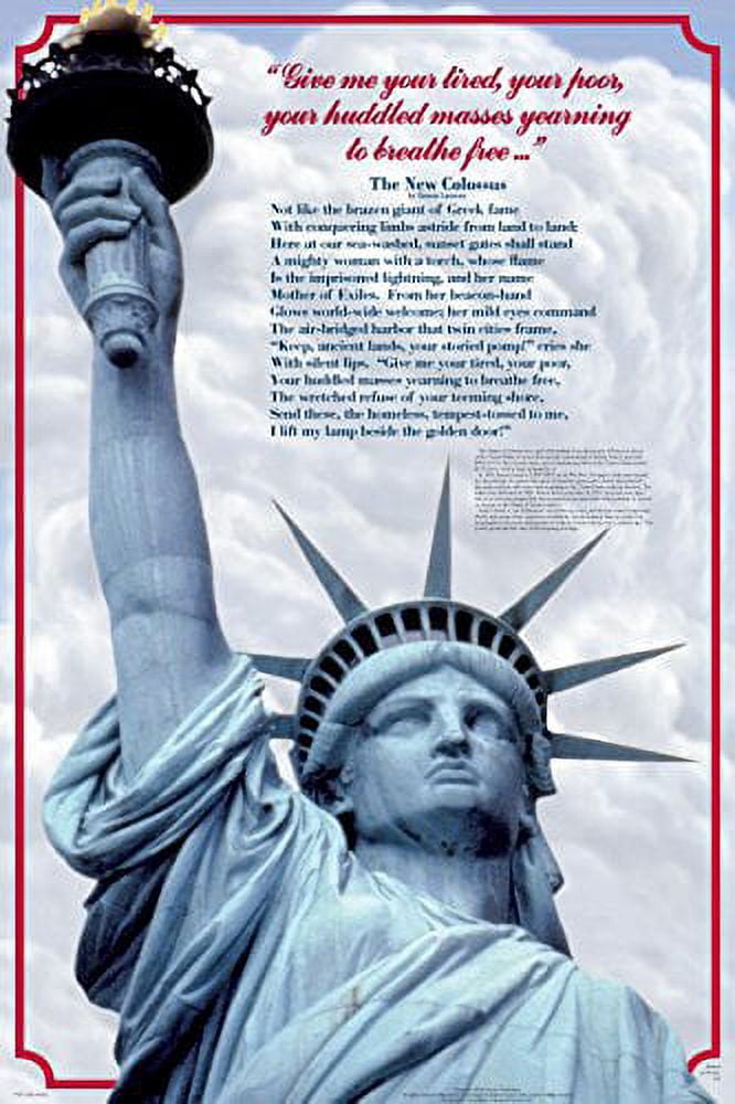 Lady Liberty Educational History Teacher Classroom Chart Print Poster ...