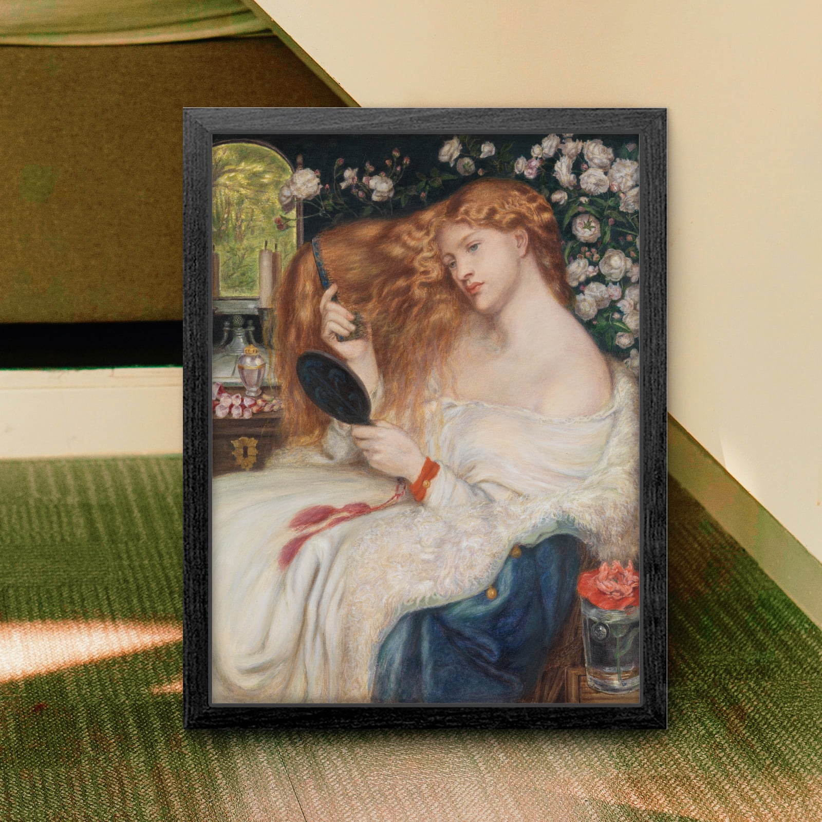 Lady Lilith by Dante Gabriel Rossetti, Framed Wall Art, Canvas Prints ...