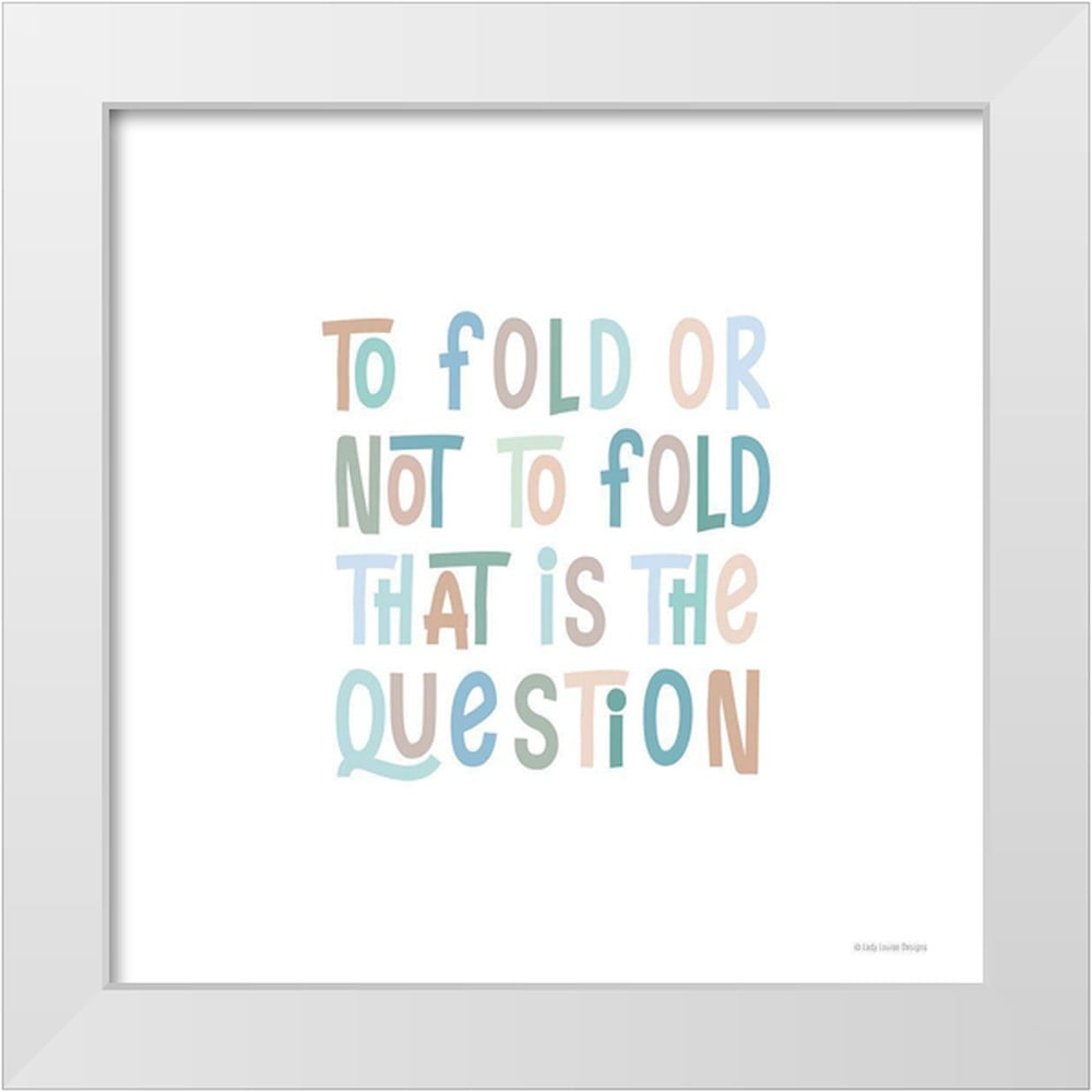 Lady Louise Designs 12x12 White Modern Wood Framed Museum Art Print ...