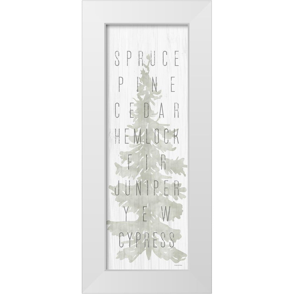 Lady Louise Designs 13x32 White Modern Wood Framed Museum Art Print ...