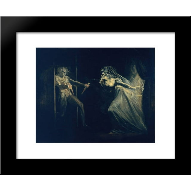 Lady Macbeth Seizing the Daggers 20x24 Framed Art Print by Henry Fuseli ...