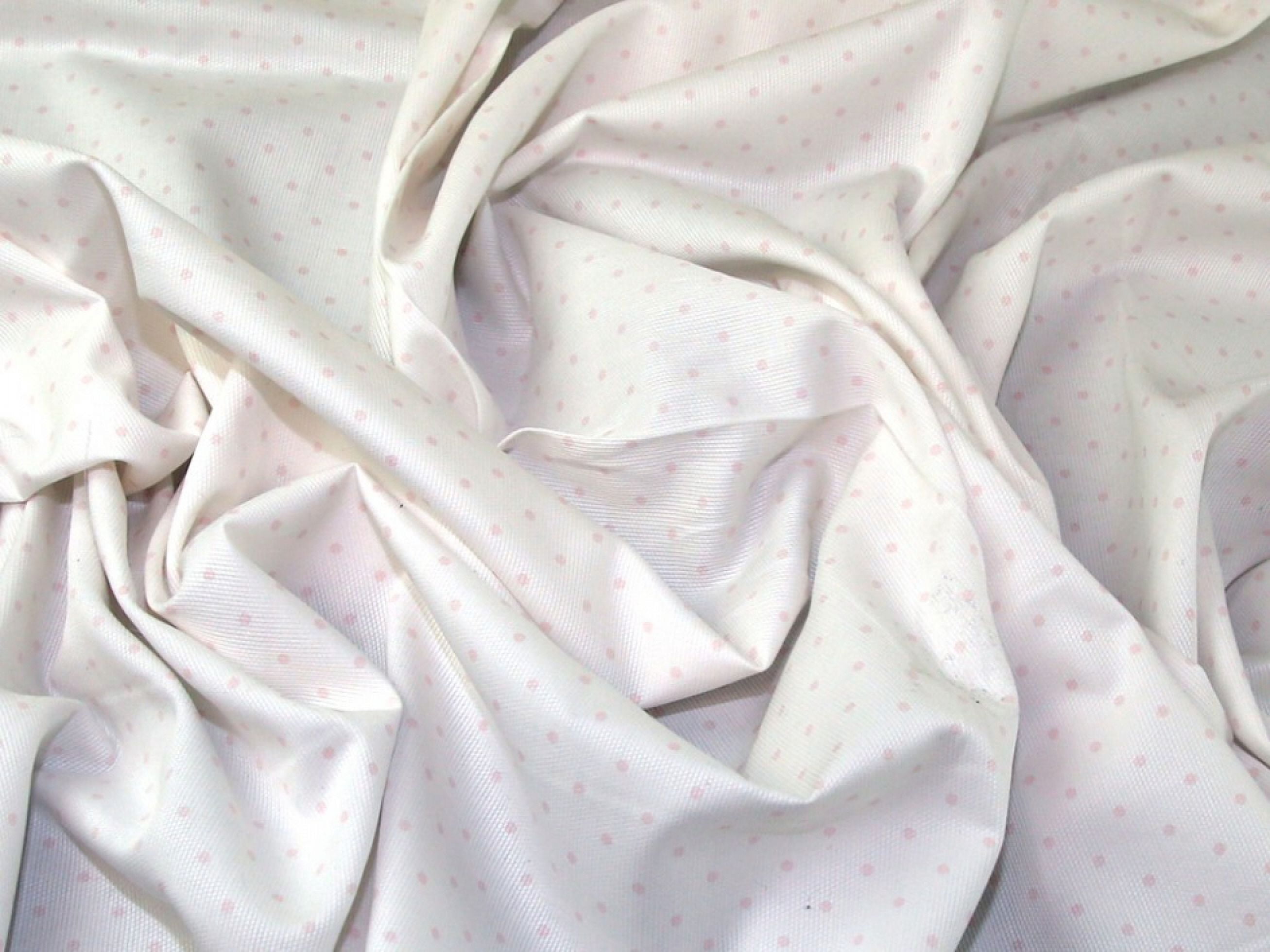 Lady McElroy Cotton Pique Fabric Pink on White - per yard - Walmart.com