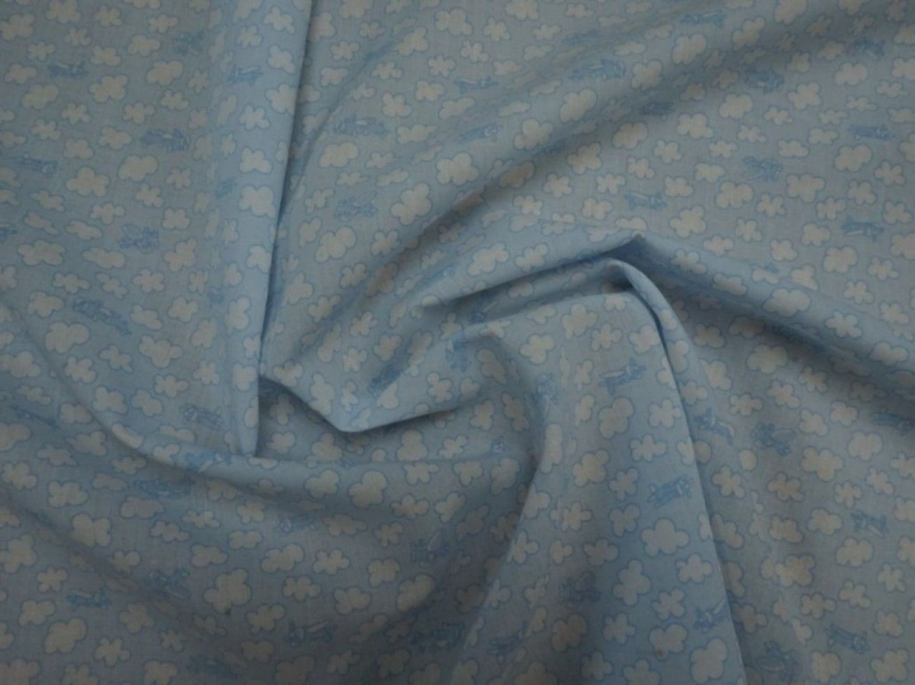 Lady McElroy Marlie Cotton Lawn Fabric Sky Blue - per yard - Walmart.com