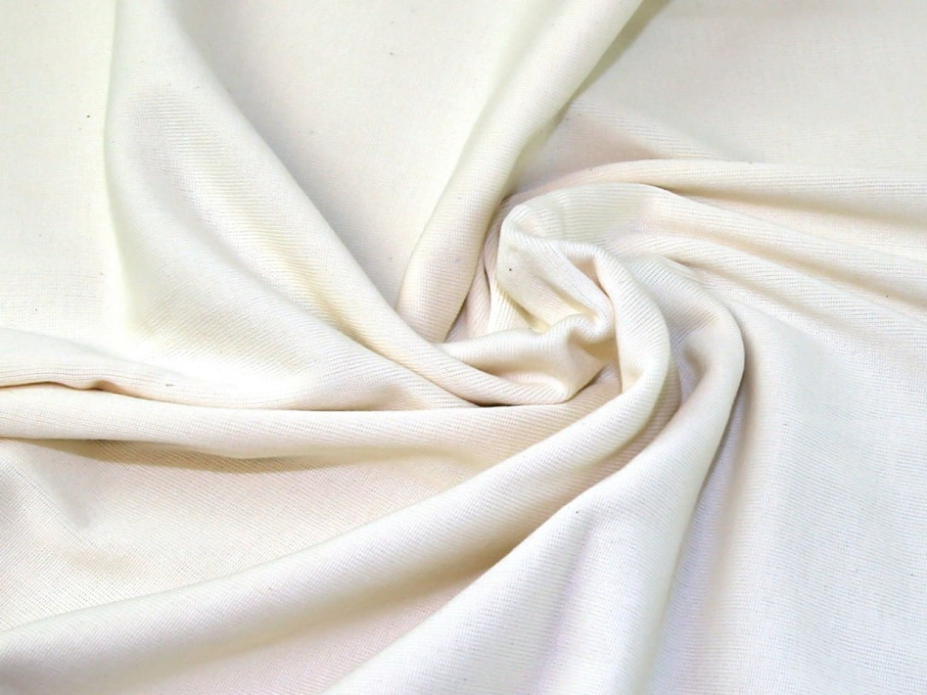 Lady McElroy Tubular Rib Stretch Knit Fabric Cream - per yard - Walmart.com