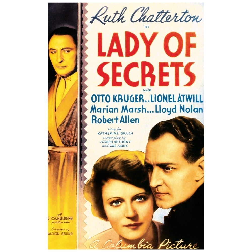 Lady Of Secrets U Movie Poster Masterprint - Walmart.com