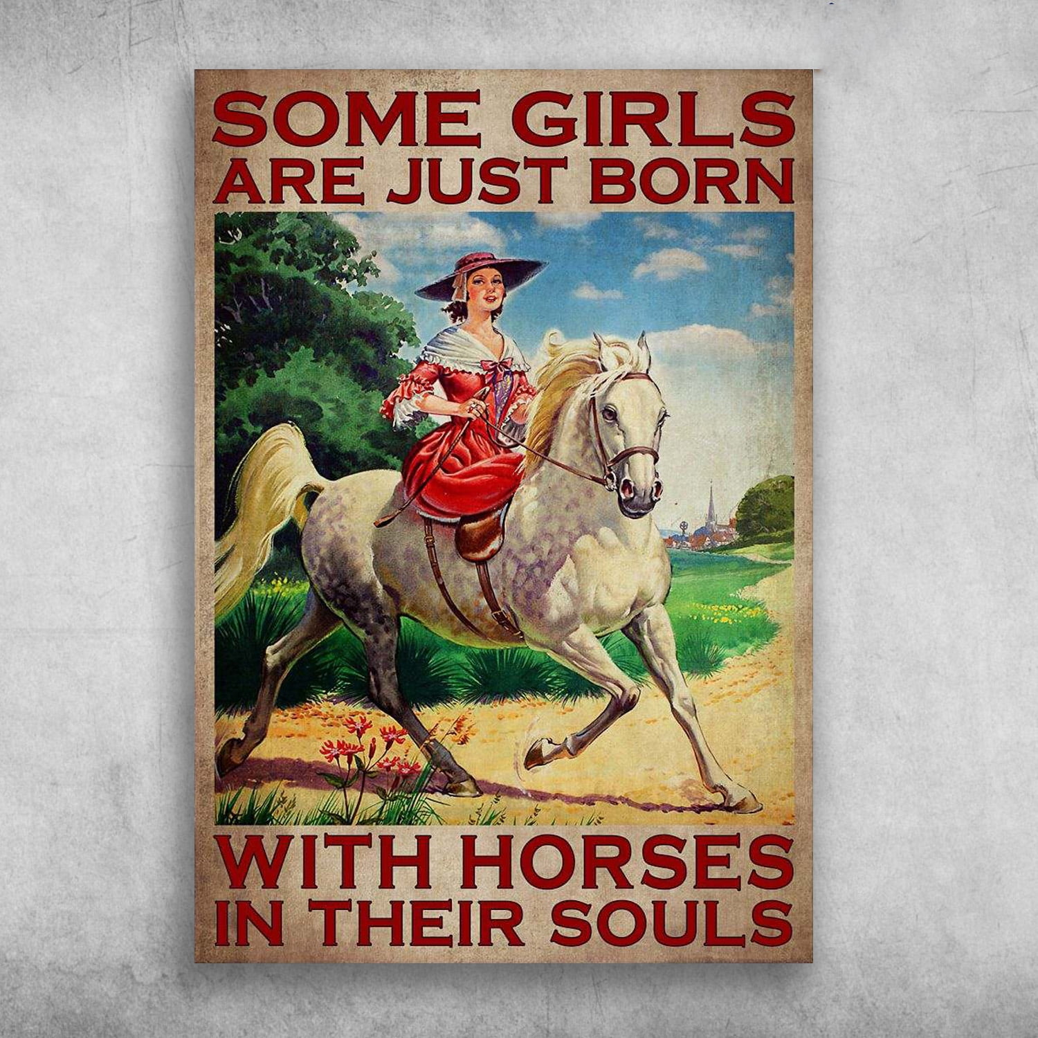 Lady Riding Horse, Some Girls Are Just Born, With Horses In Their Souls ...