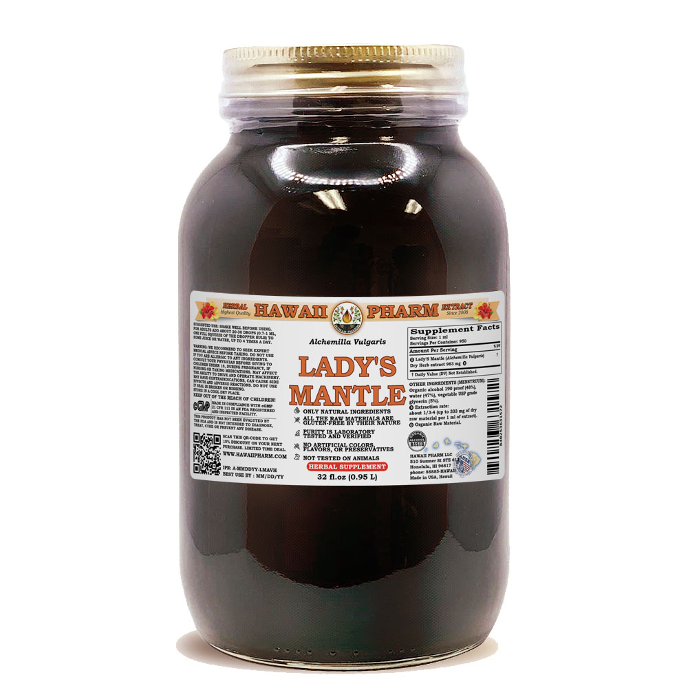 Lady'S Mantle (Alchemilla Vulgaris) Dry Herb Liquid Extract. Expertly ...