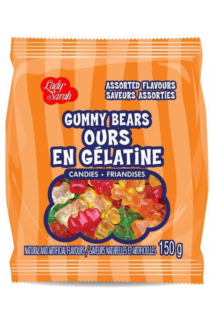 Lady Sarah Gummy Bears, Assorted Flavours, 150g/5.3oz., {Imported from ...