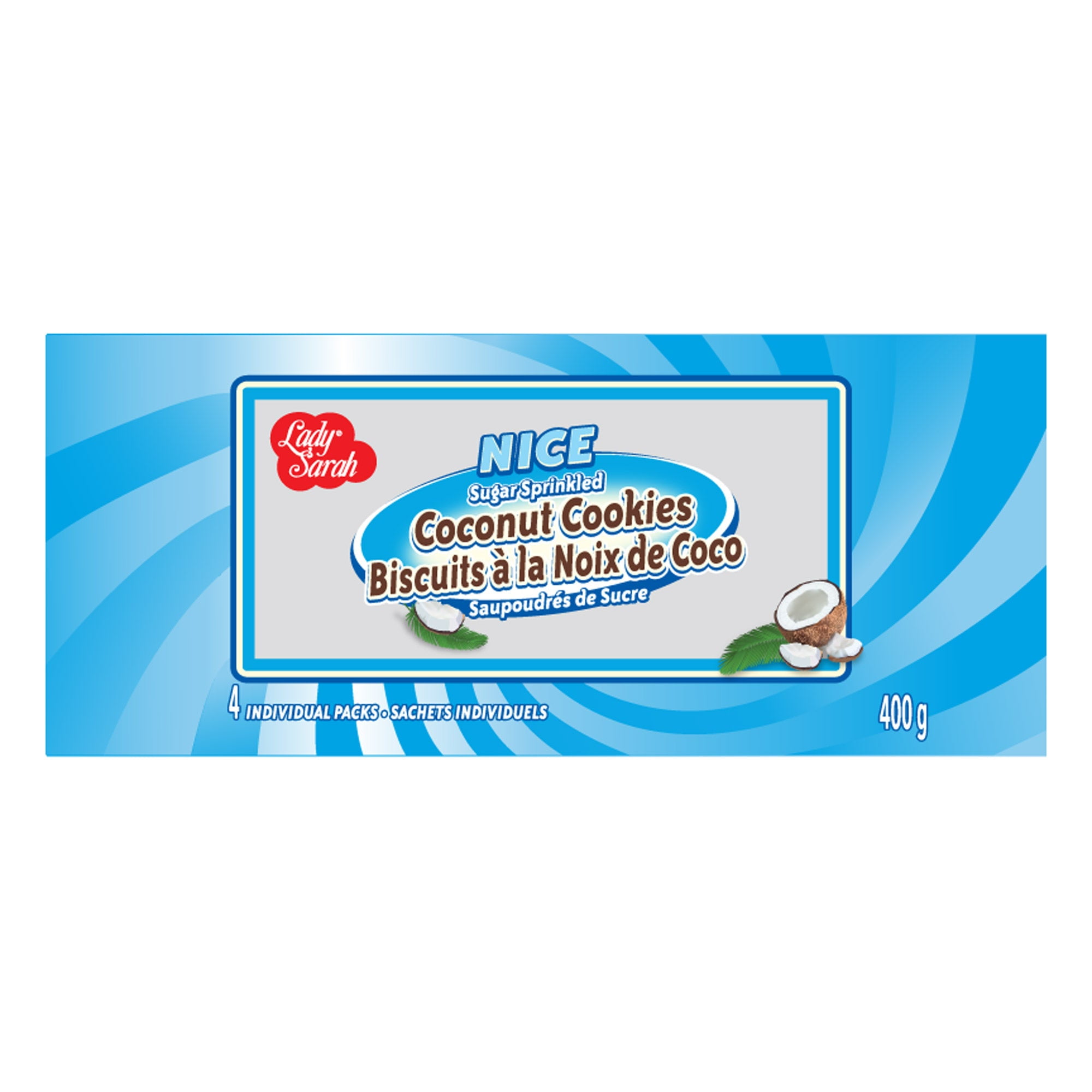 Lady Sarah Nice Sugar Sprinkled Coconut Cookies, 400g/14 oz - Walmart.com
