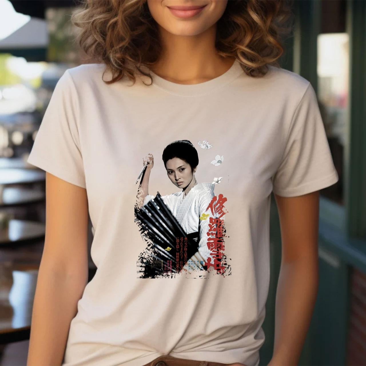 Lady Snowblood - Japanese Movie Poster Inspired Unisex Black T-Shirt ...