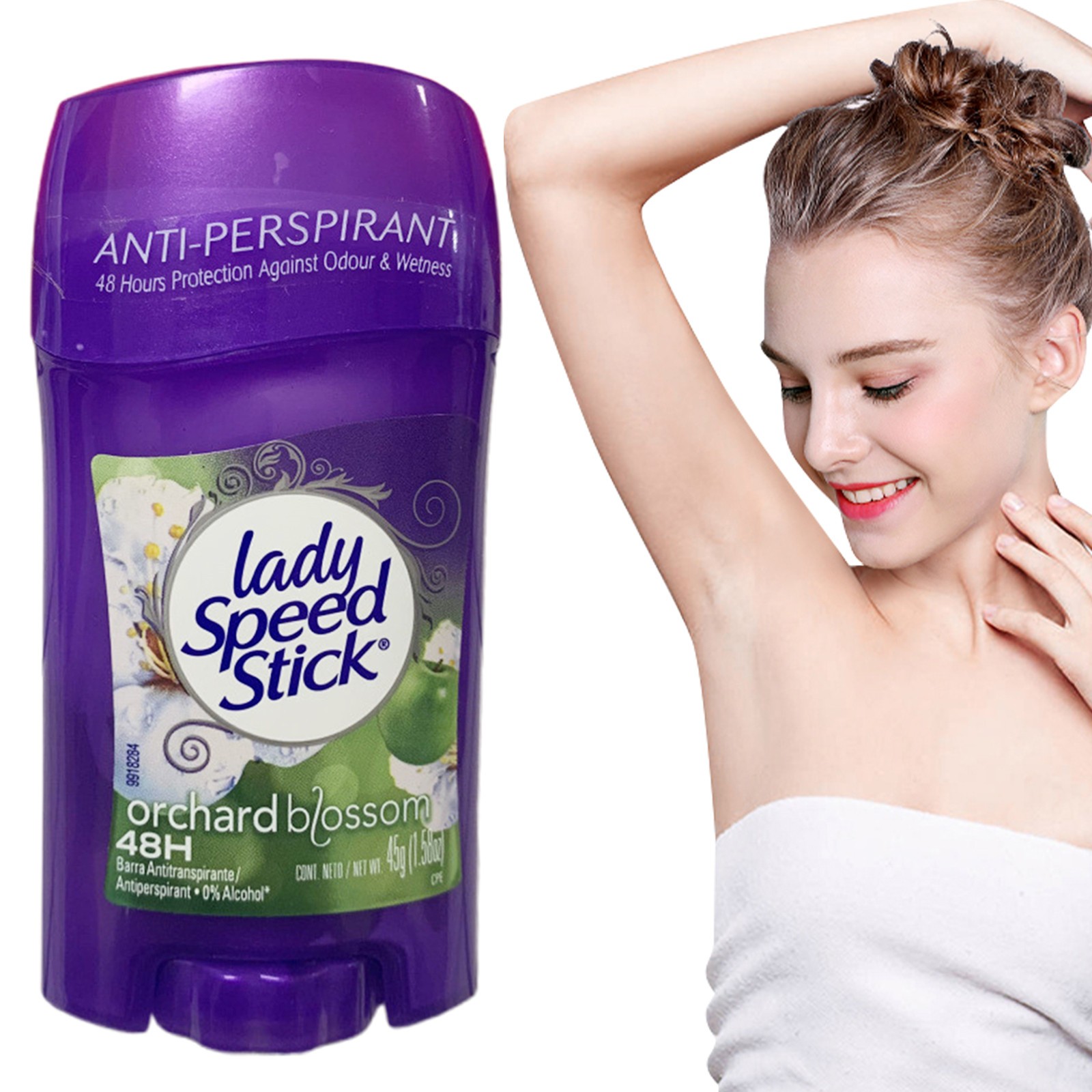 Lady Speed Stick Body Sweat Absorbing Cream & Powder - 24H Freshness ...