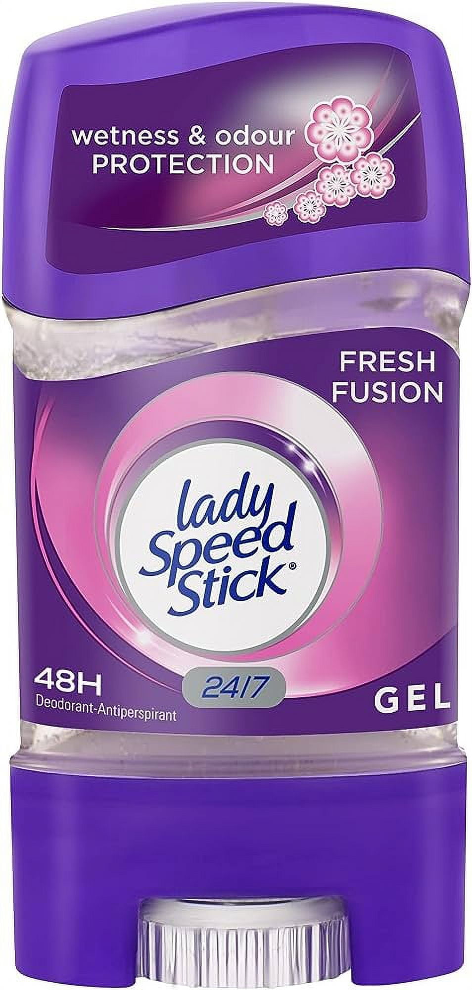 Lady Speed Stick Invisible Dry Powder Deodorant Gel, Fresh Fusion for ...