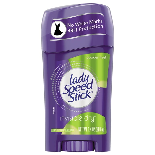 Lady Speed Stick® Powder Fresh Invisible Dry® Solid Deodorant - Walmart ...