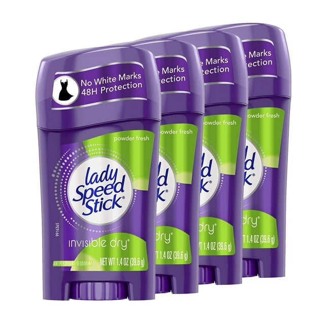 Lady Speed Stick Women's Deodorant, Power Antiperspirant Invisible Dry ...