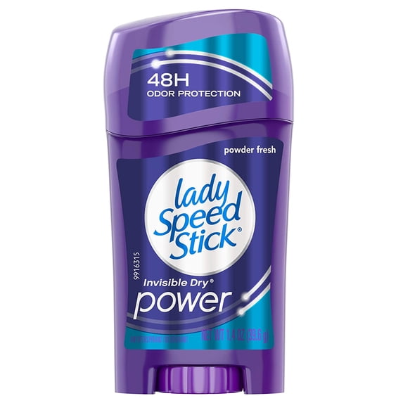 Lady Speed Stick Power Antiperspirant, Powder Fresh 1.4 Oz, 1 Pcs ...