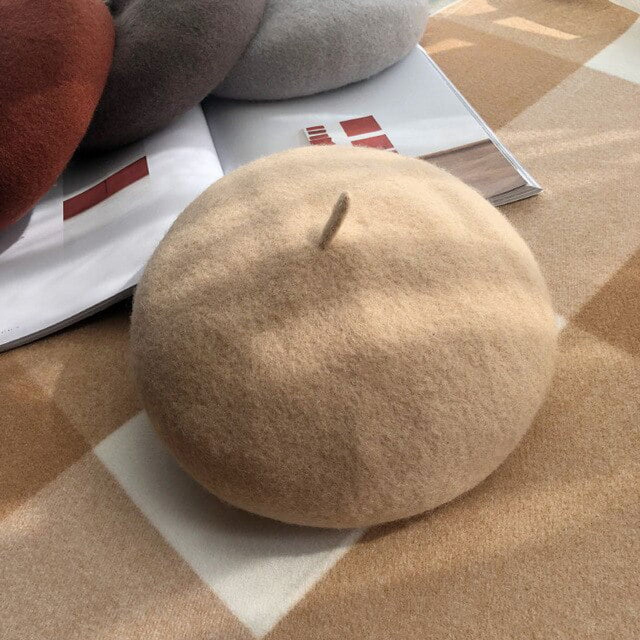 Lady Spring Winter Berets Hat Painter Style Hat Women Wool Vintage ...