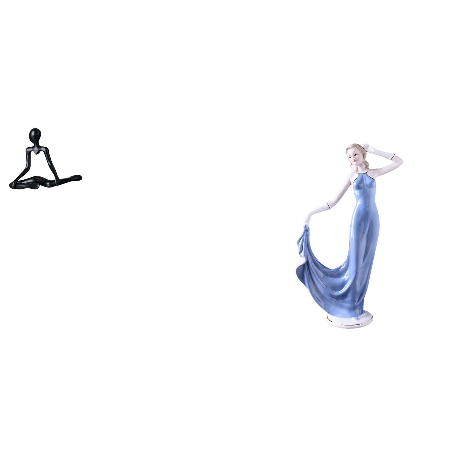 Lady Statue Desktop Figurine Thinker Abstract Sculpture PP Material for ...