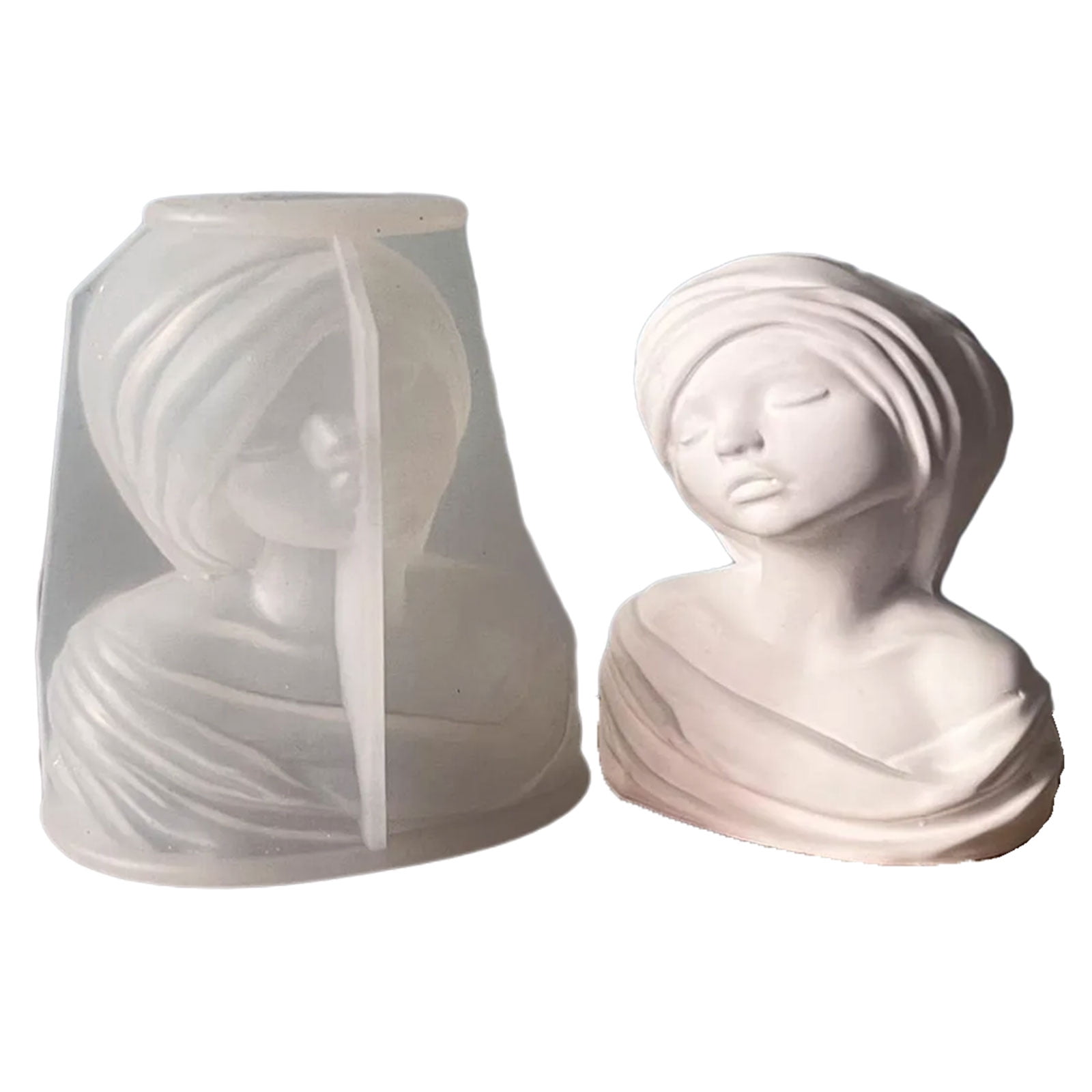 Lady Statue Silicone Molds for Epoxy Resin Soap Making Molds Art ...