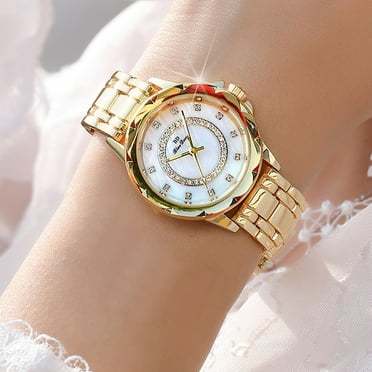 TAXAU Luxury Gold Watches For Womens Diamond Womens Watches With Gold ...