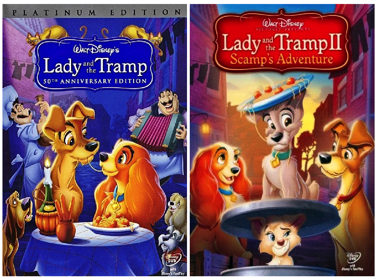 Lady and the Tramp 1 and 2 Movie Collection (DVD) - Walmart.com
