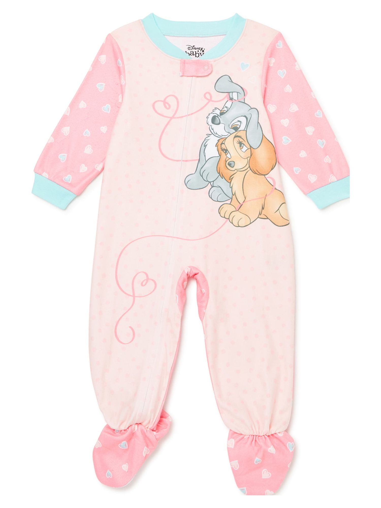 Lady and the Tramp Exclusive Baby Toddler Blanket Sleeper, Sizes 12M-5T ...