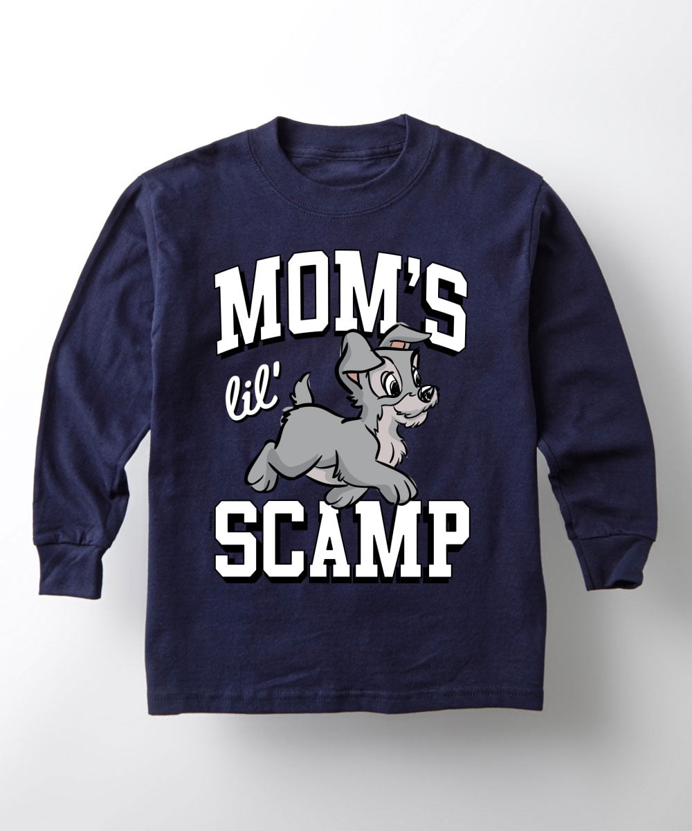 Lady and the Tramp - Moms Lil Scamp - Toddler And Youth Long Sleeve ...