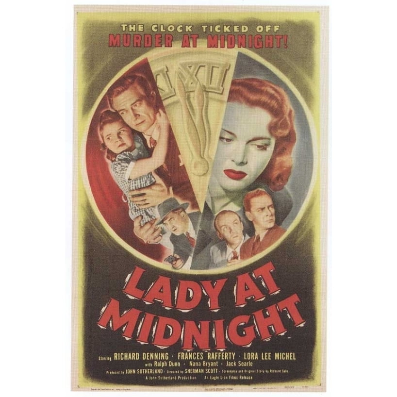 Lady at Midnight Movie Poster (11 x 17) - Walmart.com