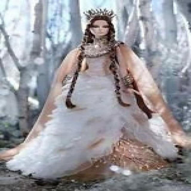 Lady of the White Woods Barbie Doll Faraway Forest Collection Gold ...