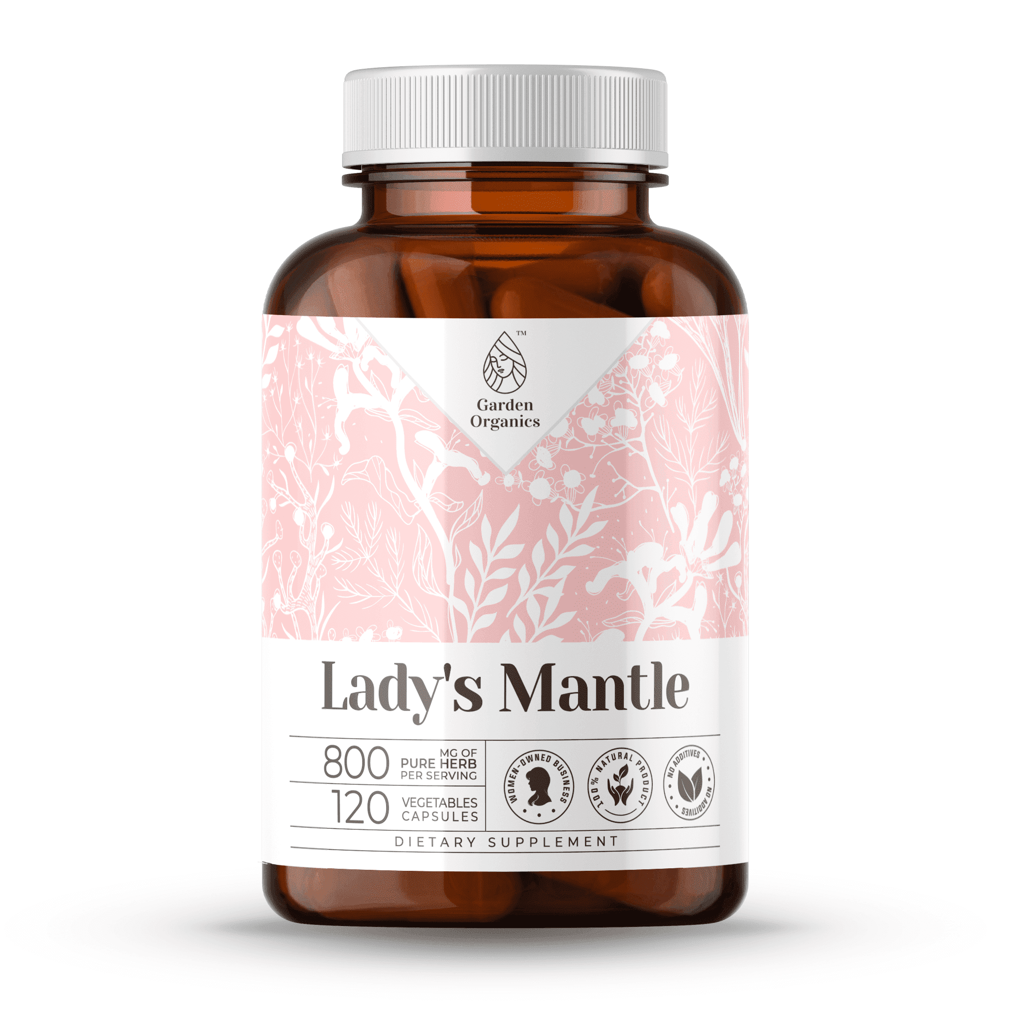 Lady's Mantle Capsules, Natural Herbal Supplement for Hormonal Balance ...