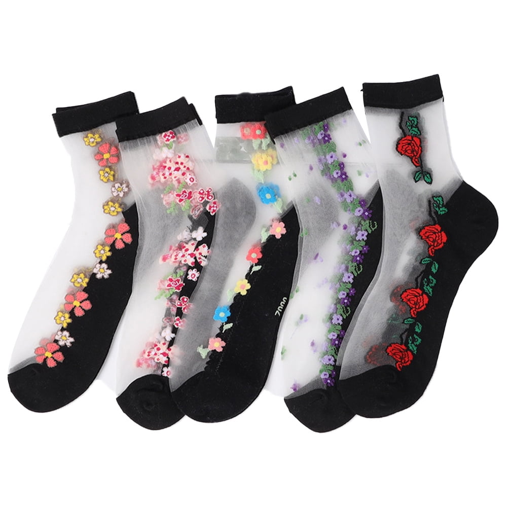 Lady see-through see-through net socks ultra thin net fluoroscopic ...