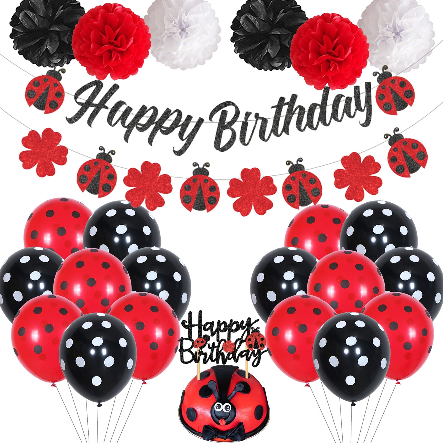 LadyBug Birthday Party Decorations, Ladybug Birthday Party Decorations ...