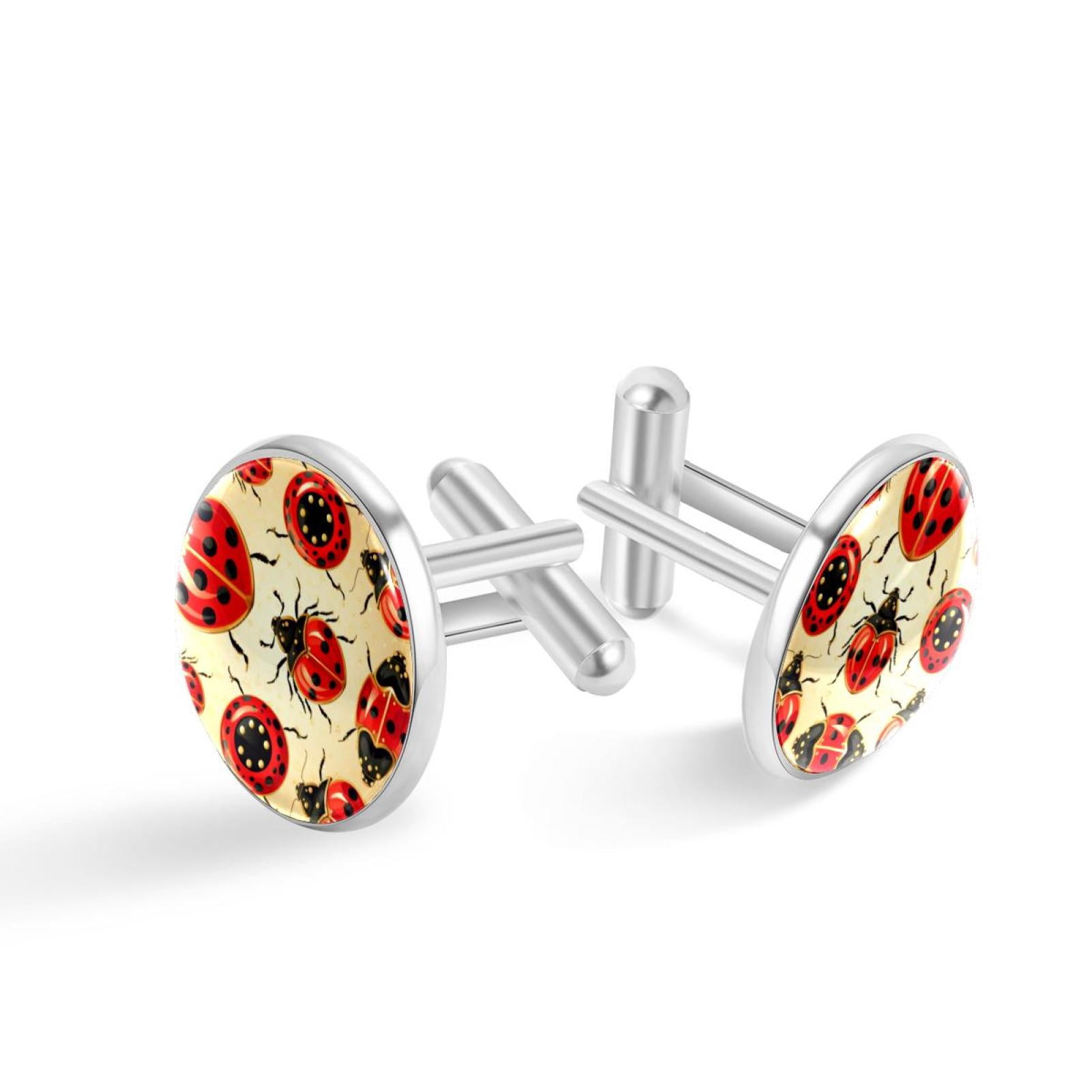 Ladybird Elegant Men's Cufflinks for Formal Attire, Crafted in ...