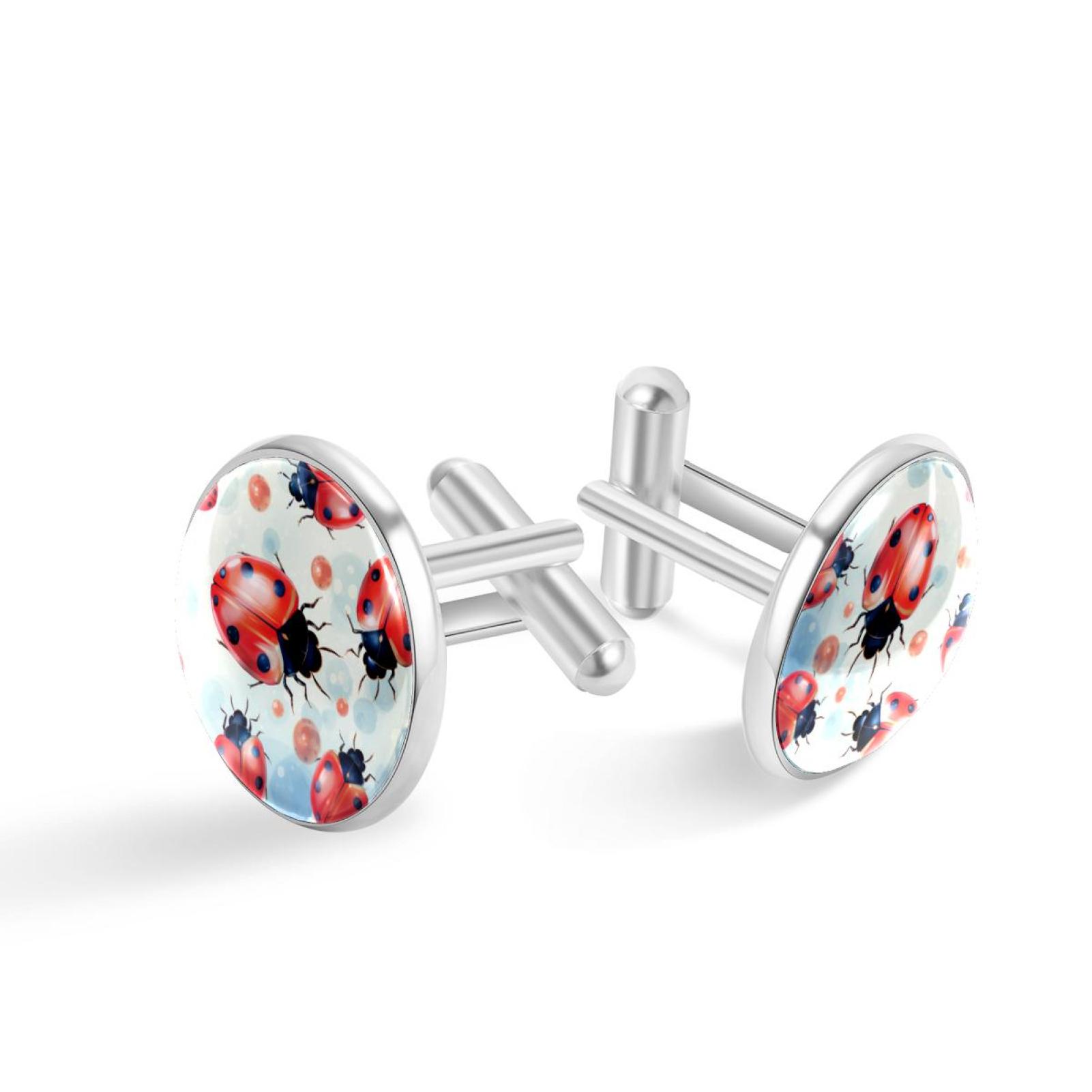 Ladybird Elegant Stainless Steel Men's Cufflinks for Business Attire ...