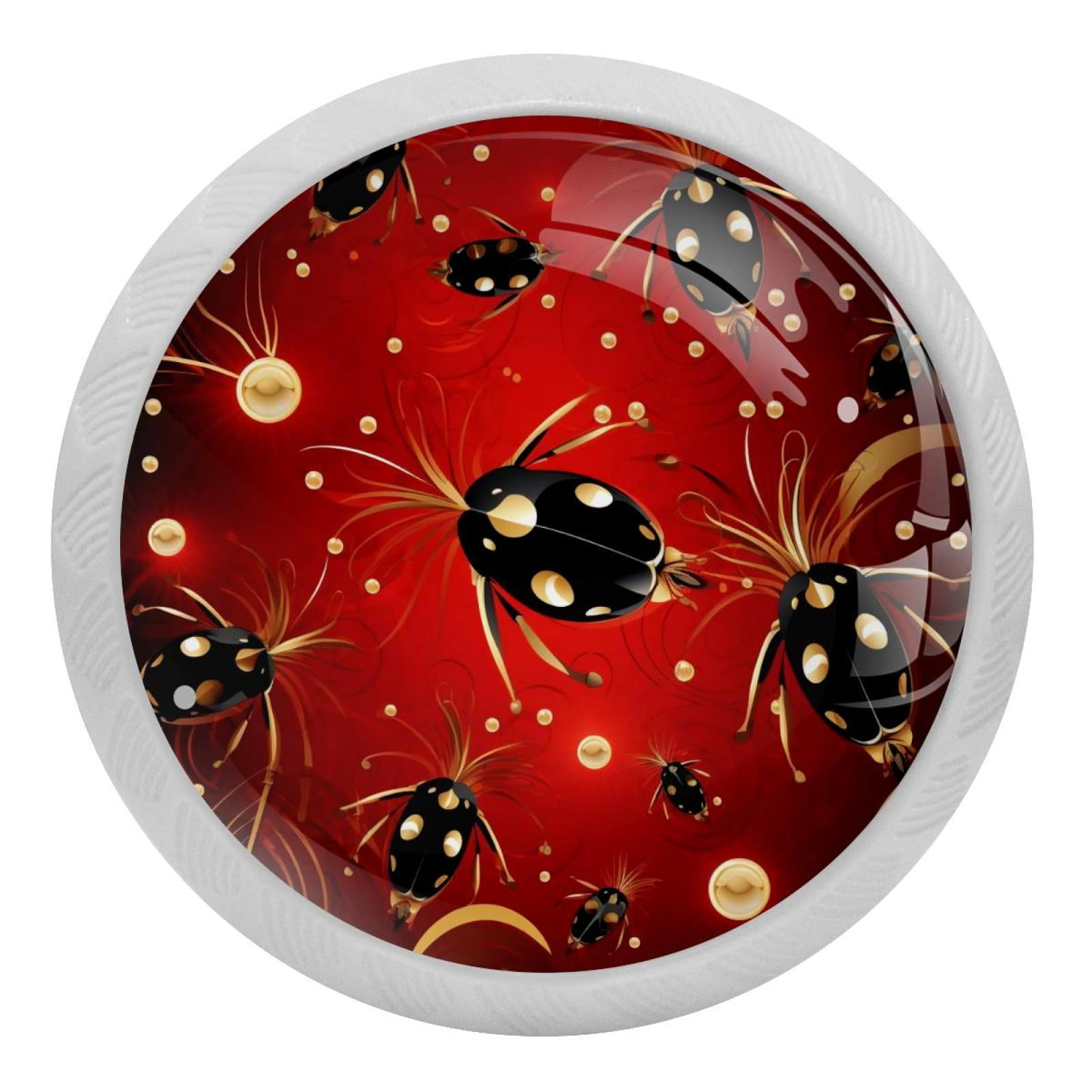 Ladybird Kitchen Hardware: Fluorescent Drawer Pulls - Round 4-Pack ...