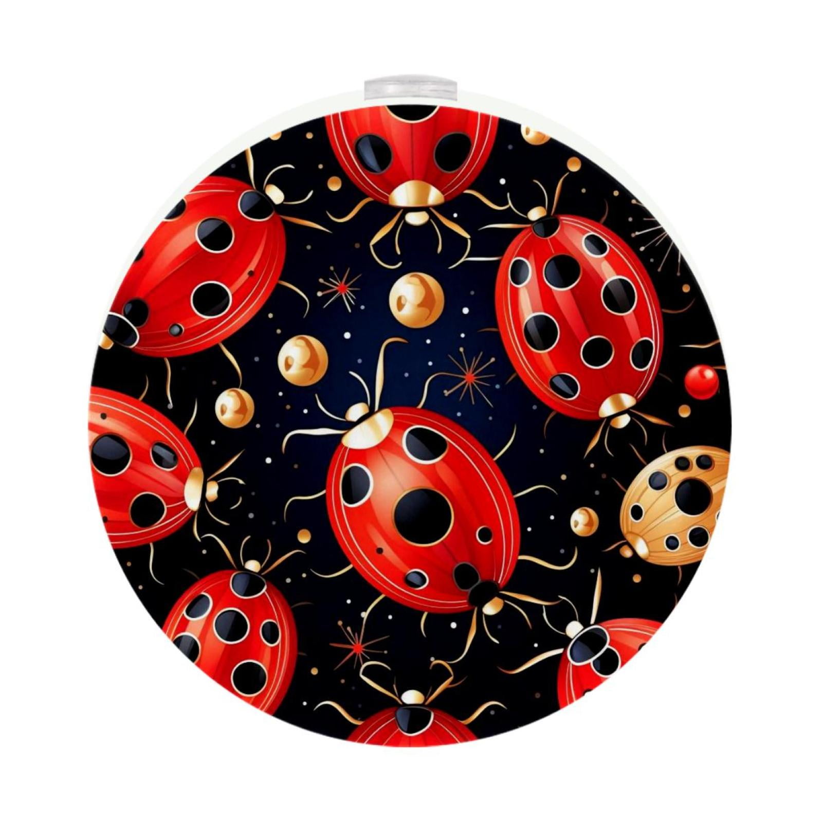 Ladybird LED Round Night Light-2PCS: Bright and Energy Efficient ...