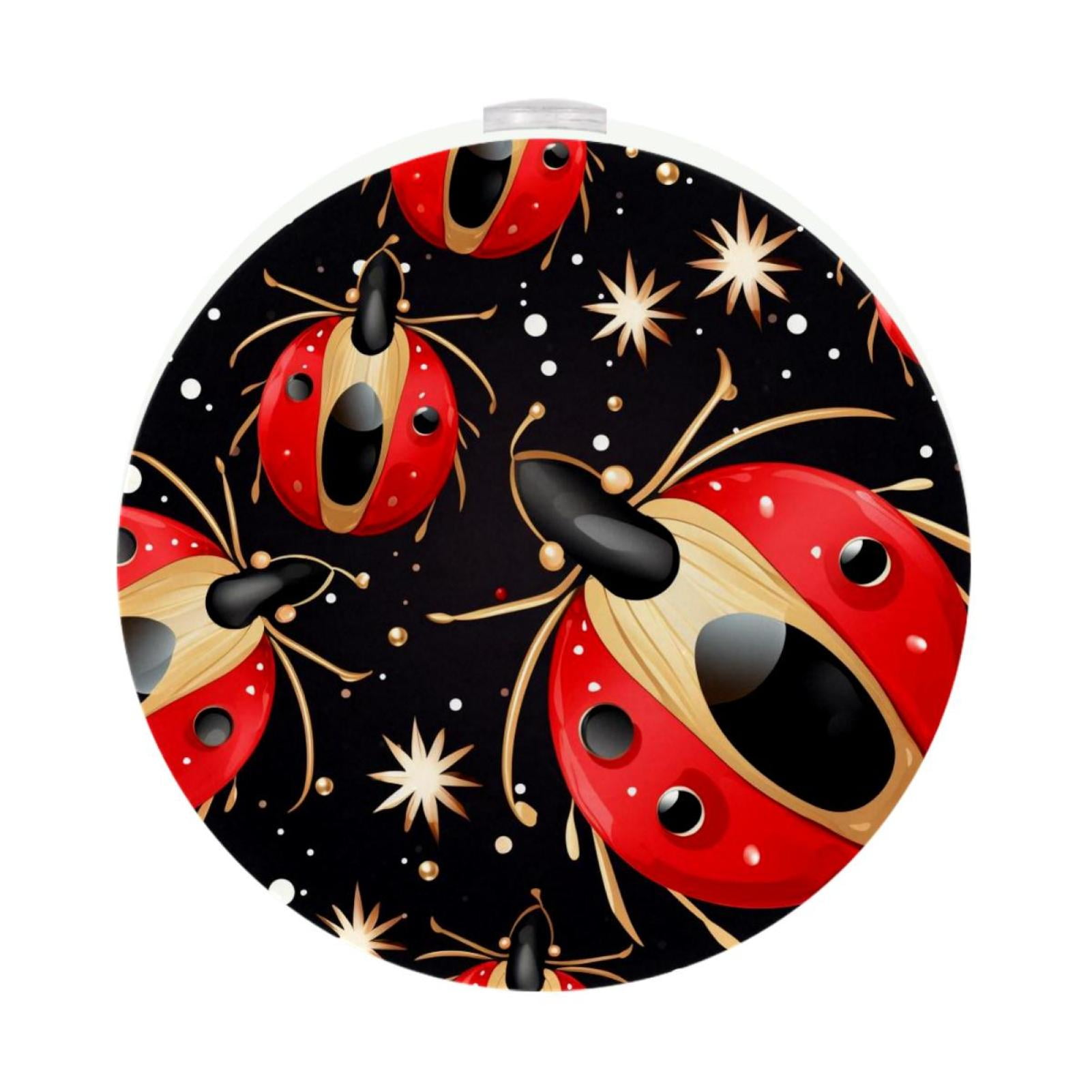 Ladybird LED Round Night Light-2PCS: Bright and Energy Efficient ...