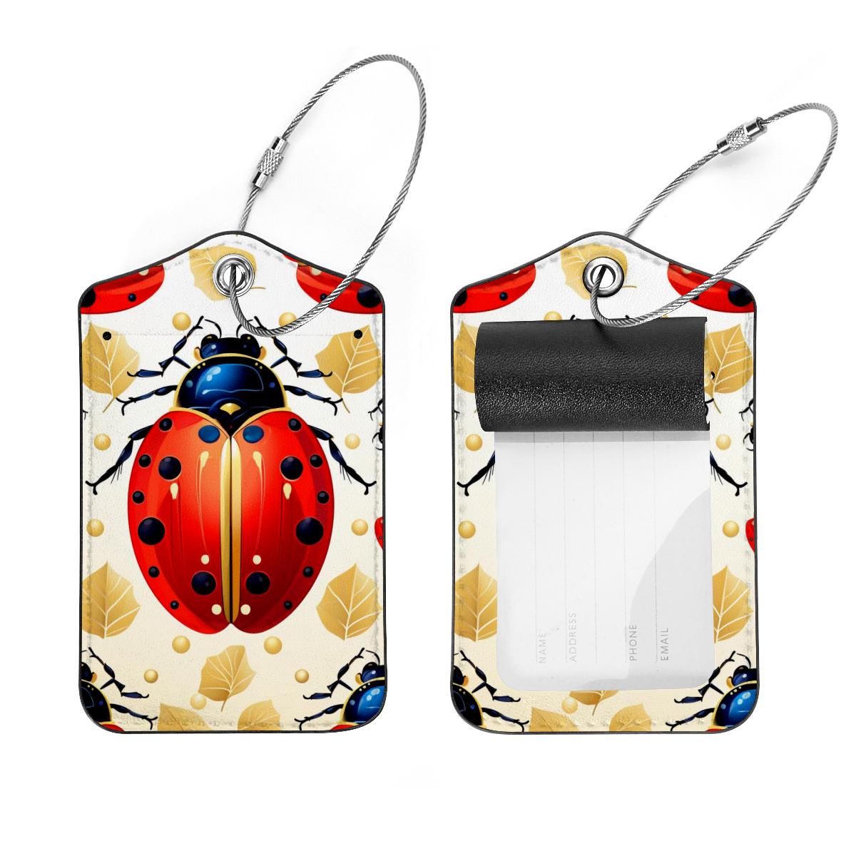 Ladybird Ladybug Coccinella Septempunctata 2 Pack Luggage Tags ...