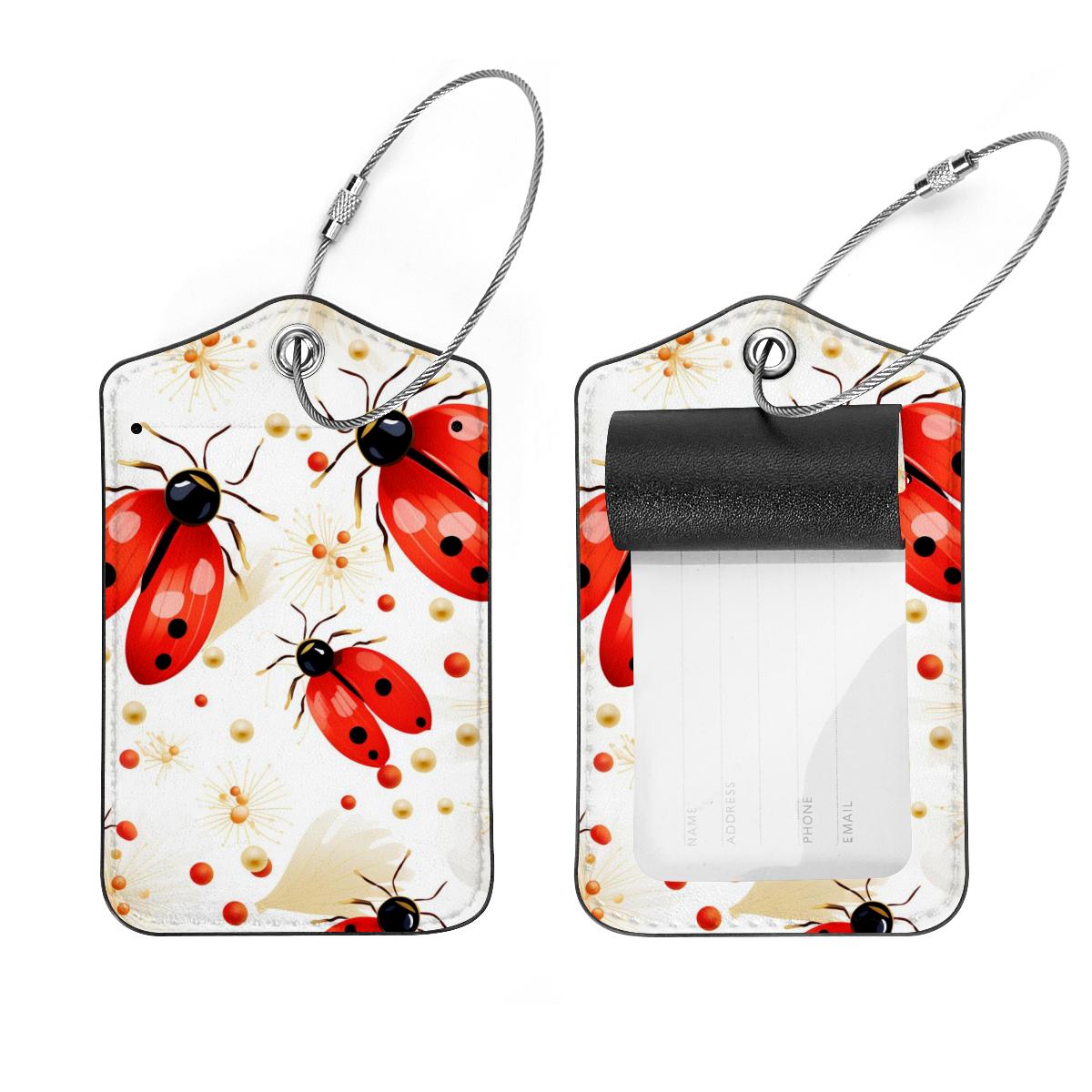 Ladybird Ladybug Coccinella Septempunctata 2 Pack Luggage Tags ...