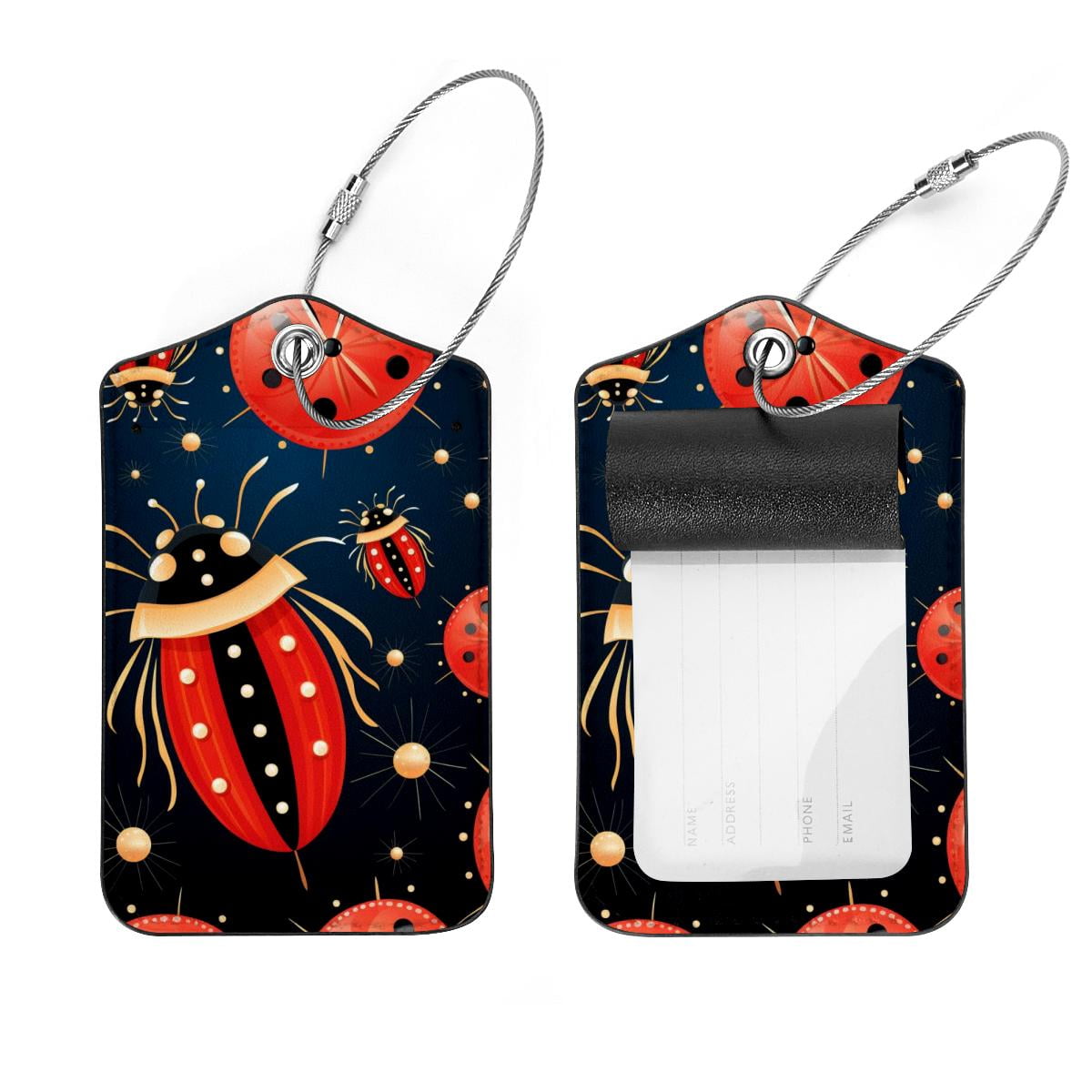 Ladybird Ladybug Coccinella Septempunctata 2 Pack Luggage Tags ...