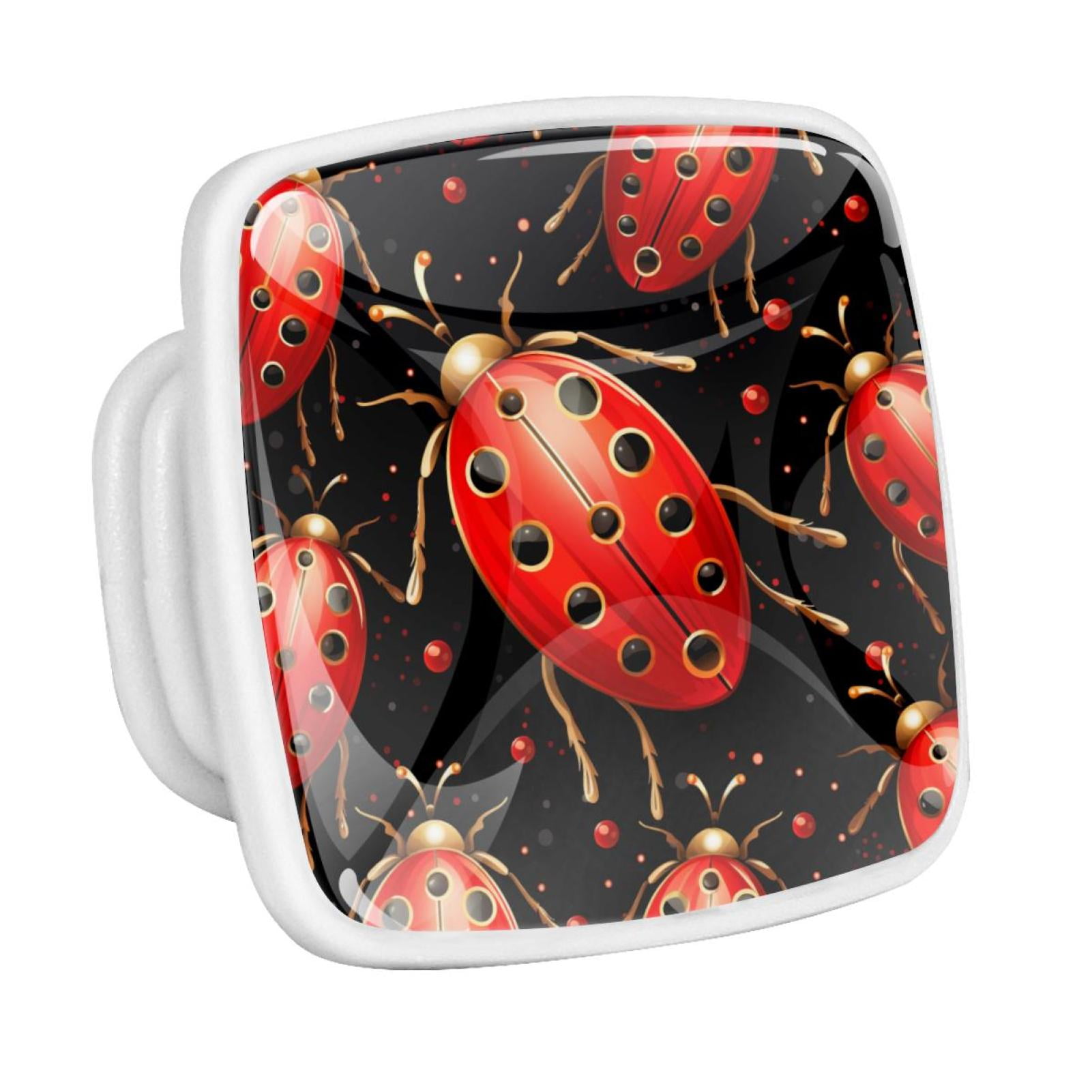 Ladybird Ladybug Coccinella Septempunctata Fluorescent Drawer Pulls ...