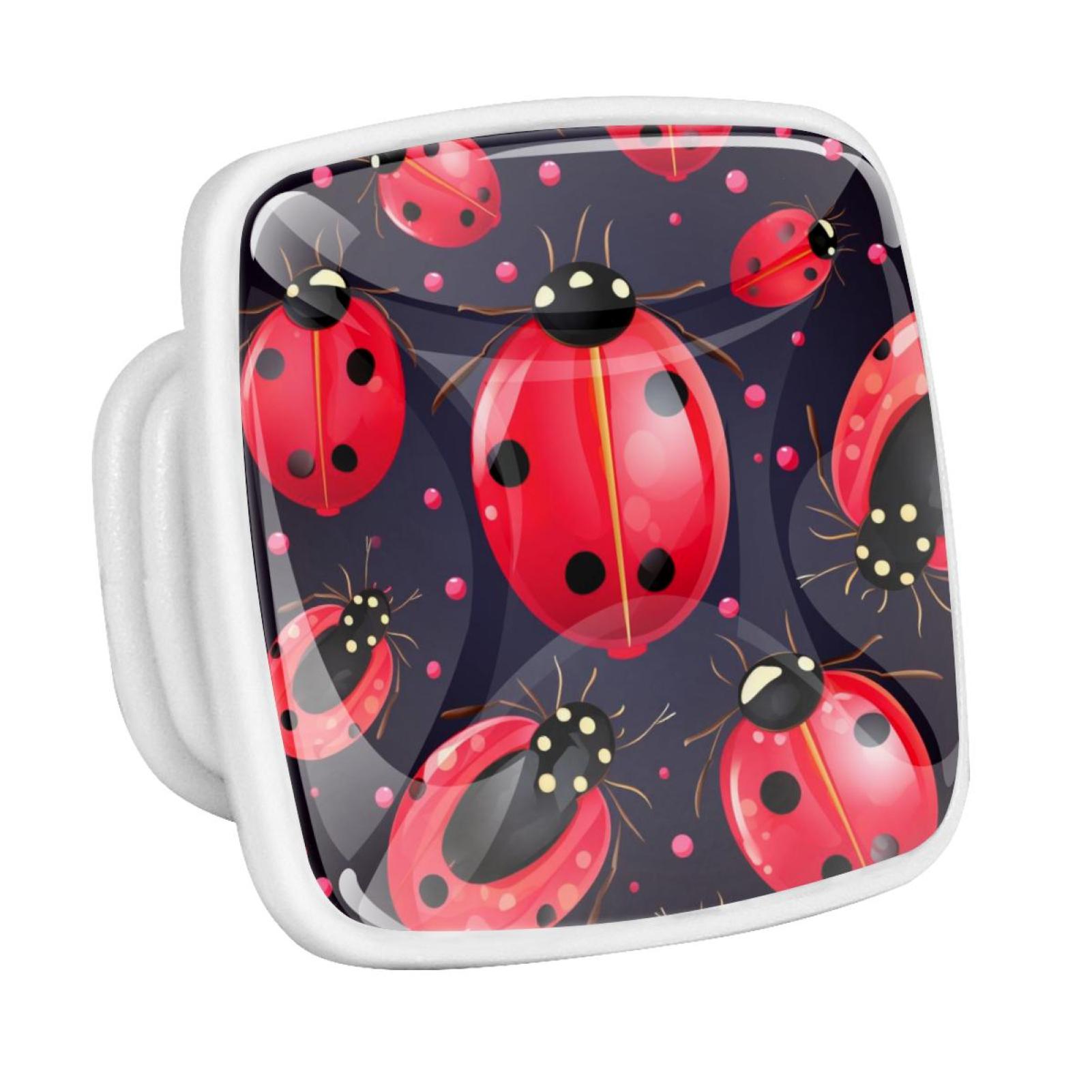 Ladybird Ladybug Coccinella Septempunctata Fluorescent Drawer Pulls ...