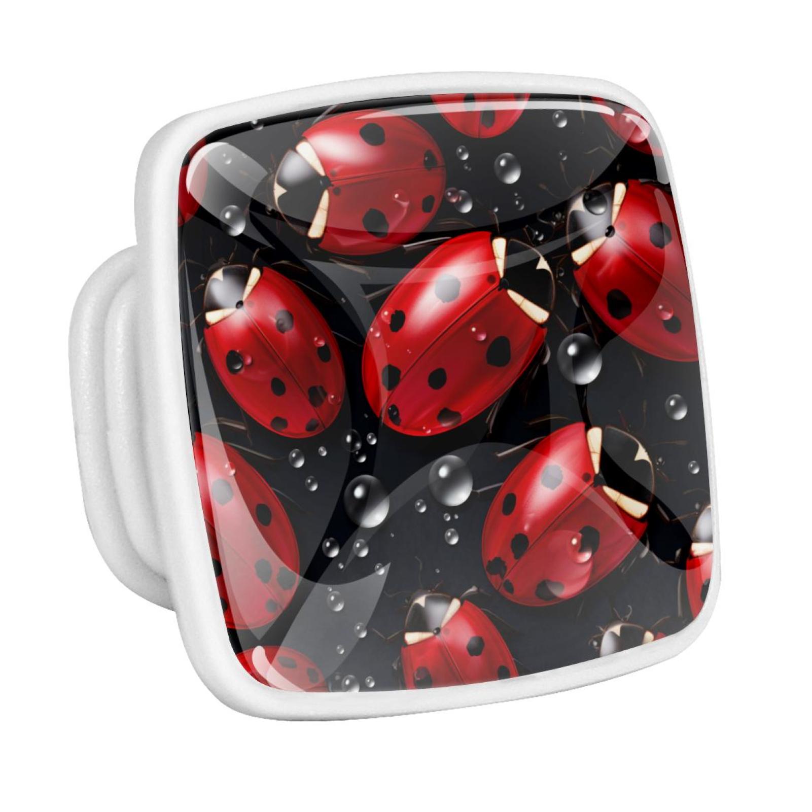 Ladybird Ladybug Coccinella Septempunctata Fluorescent Drawer Pulls ...